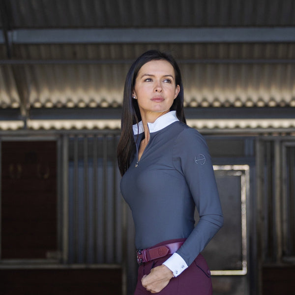 Devon - Long Sleeved Riding Shirt | HALTER EGO - Halter Ego®