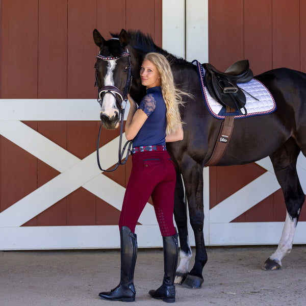 Limited Edition TEAM USA Satin Classic Dressage Saddle Pad (Cob ...