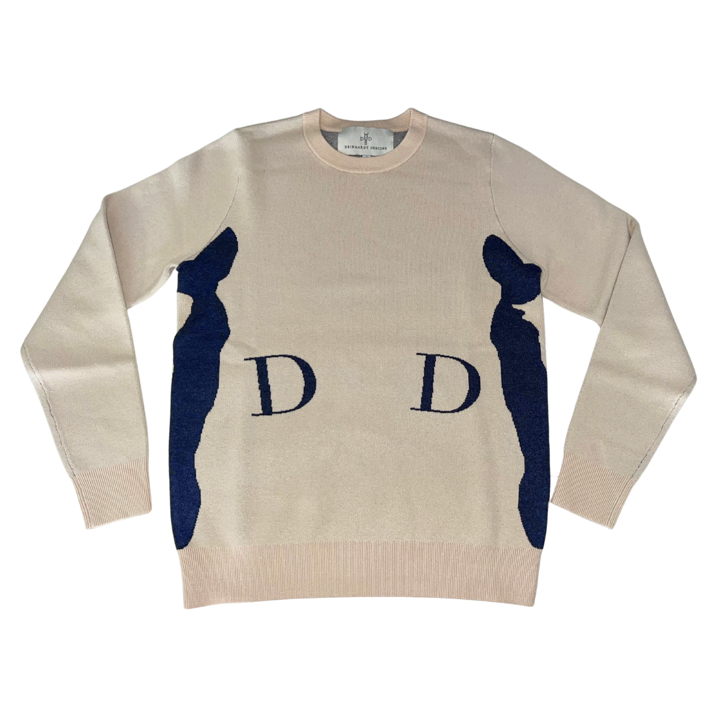 The Deinhardt HERITAGE Sweater - NEW Ivory Indigo – Halter Ego®